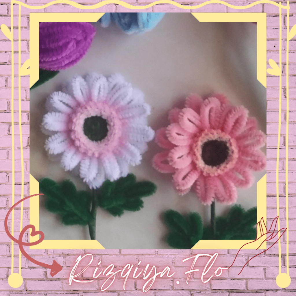 Jual SATUAN Bunga Garbera kawat bulu (isian buket) | Shopee Indonesia