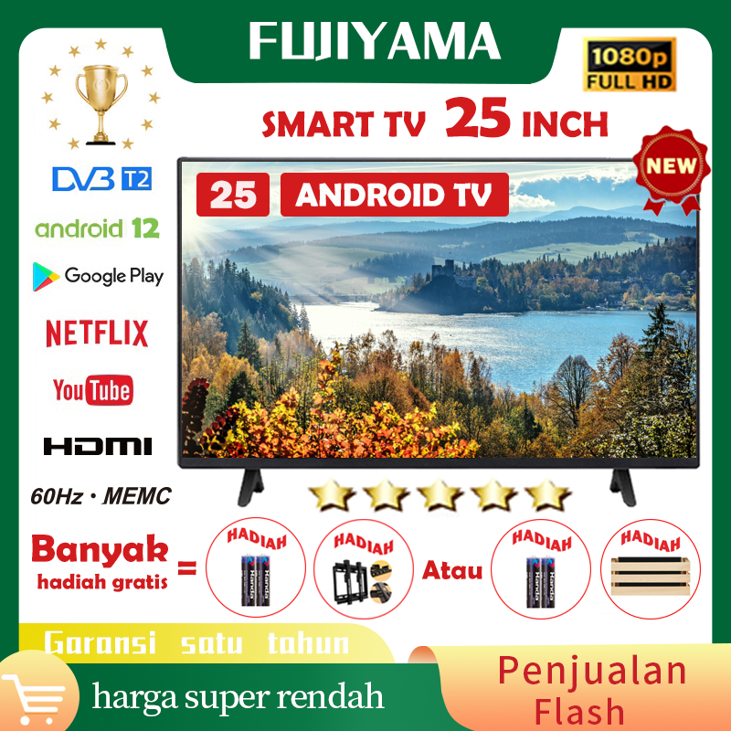 Jual TV Android 25 Inch Smart TV 25 Inch-FHD-Android 11.0-Dolby Audio ...