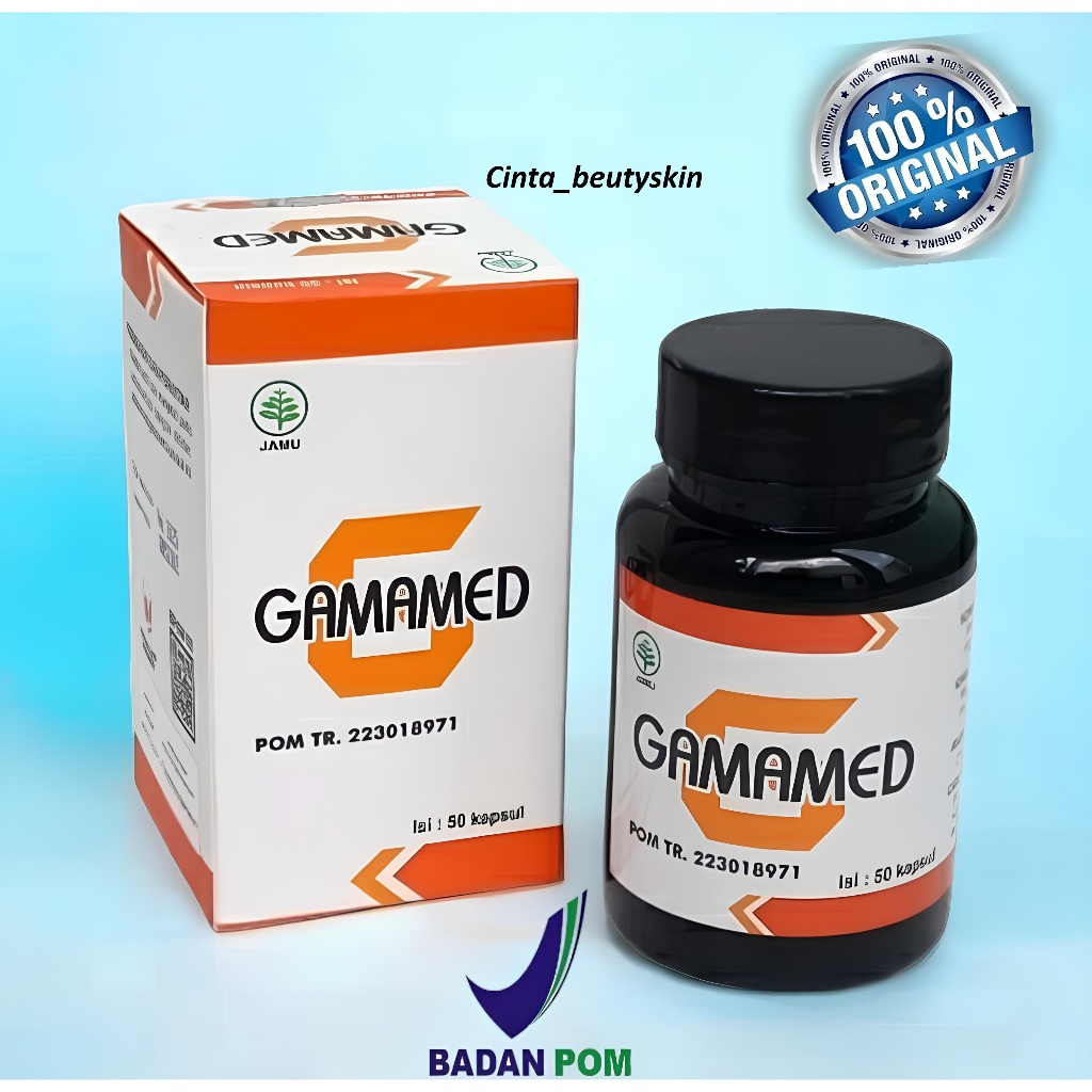 Jual GAMAMED Suplemen Membantu Memelihara Daya Tahan Tubuh By Pt MMN 1 Botol 50 Kapsul | Shopee ...