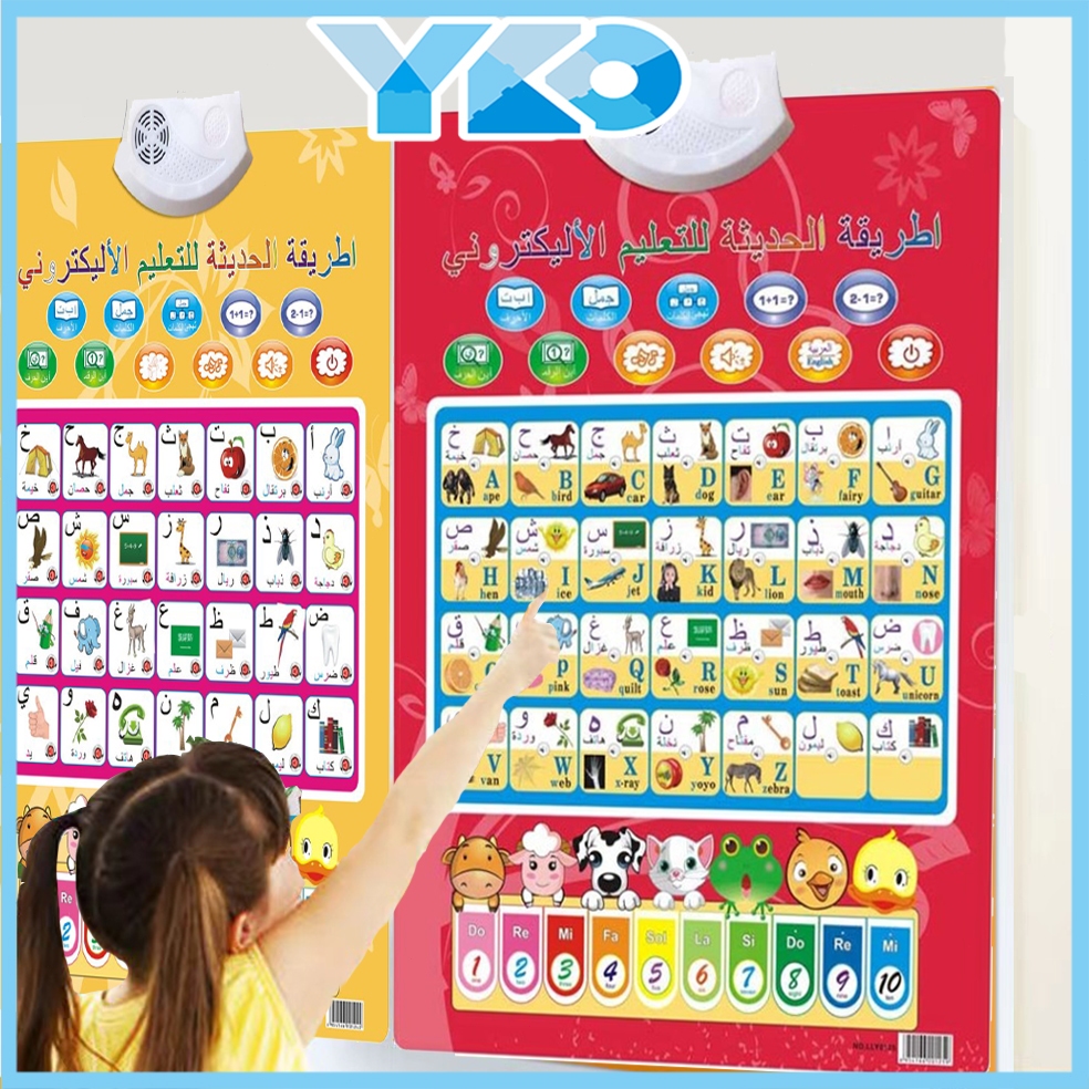 Jual YKO Poster Edukasi Anak Mainan Edukasi Poster Dinding Suara ...