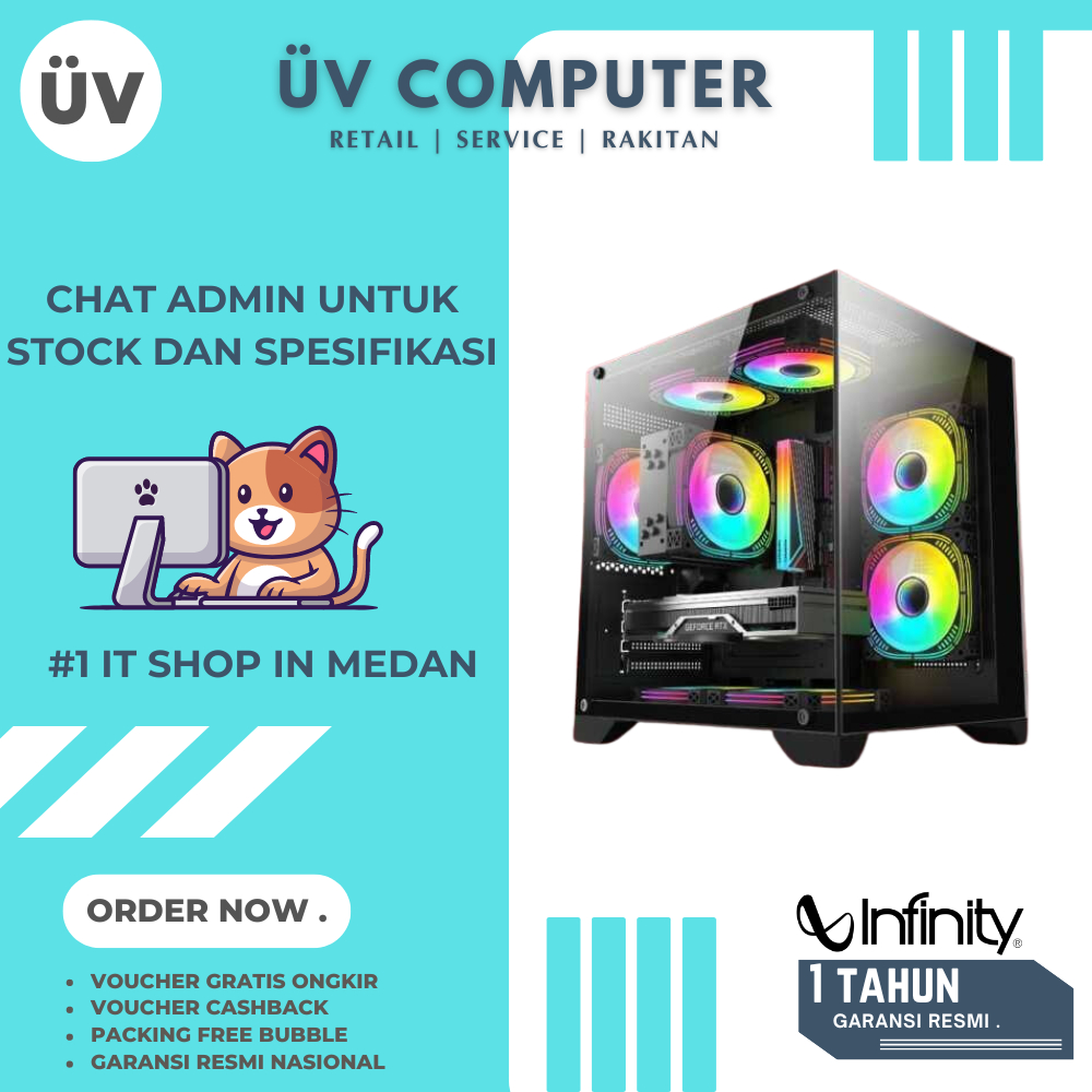 Jual Casing PC Komputer Infinity Enlight Prime | Mid Tower | Micro M ...
