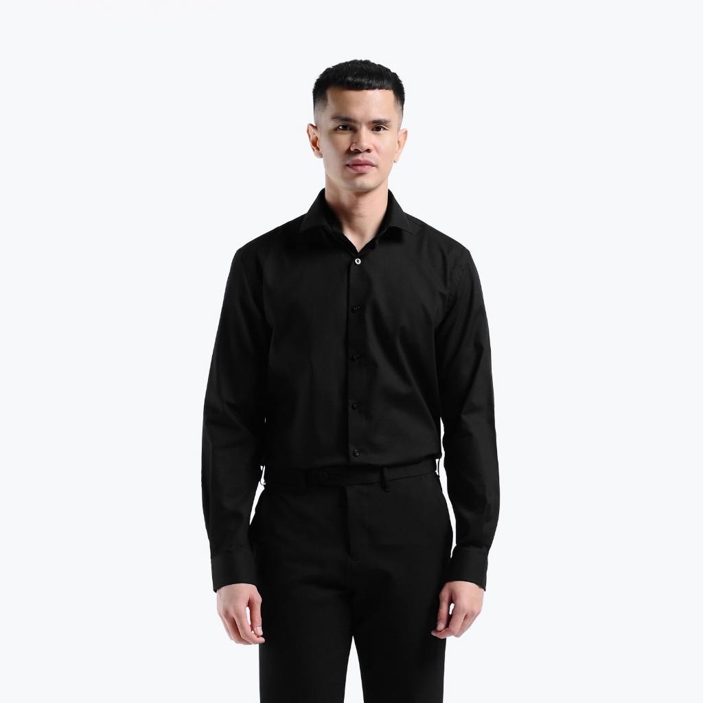 Jual Heymale Clagary Spread Collar Baju Kemeja Pria Lengan Panjang ...