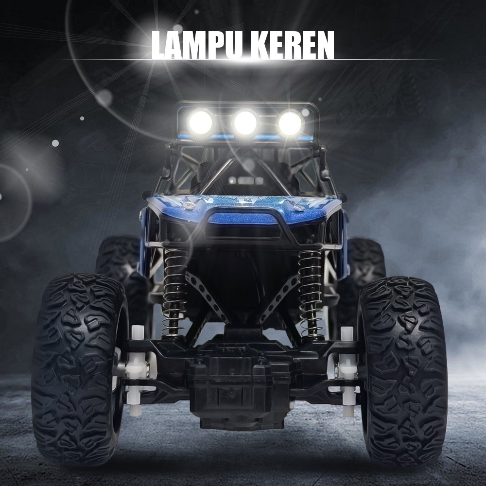Jual Mainan Mobil Remote Control Offroad Alloy Climbing Car RC Rock Crawler Powerful Remote ...
