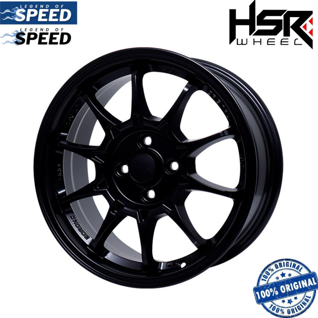 Jual Velg Racing Mobil HSR BOROKO SRD Ring 16 Hole 4x100 (Brio, Jazz, Yaris, Agya, Freed ...