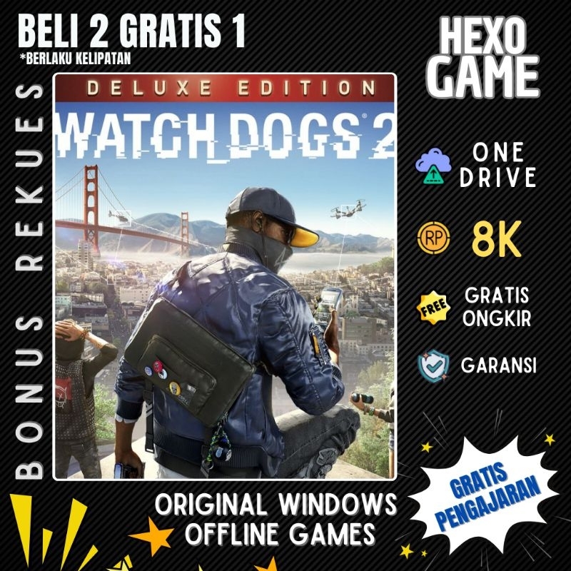 Jual Watch Dogs 2 - PC Game Adv Shoot - LINK DOWNLOAD - GAME LAPTOP ...
