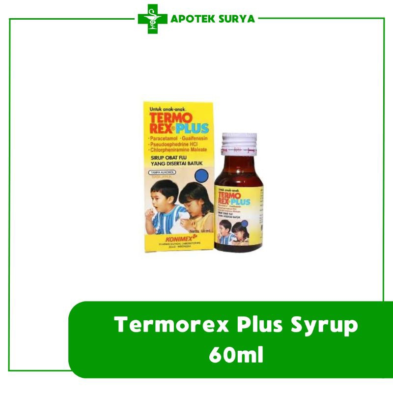 Jual Termorex Syrup 60ml | Termorex Plus Syrup 60ml | Obat Demam Anak ...