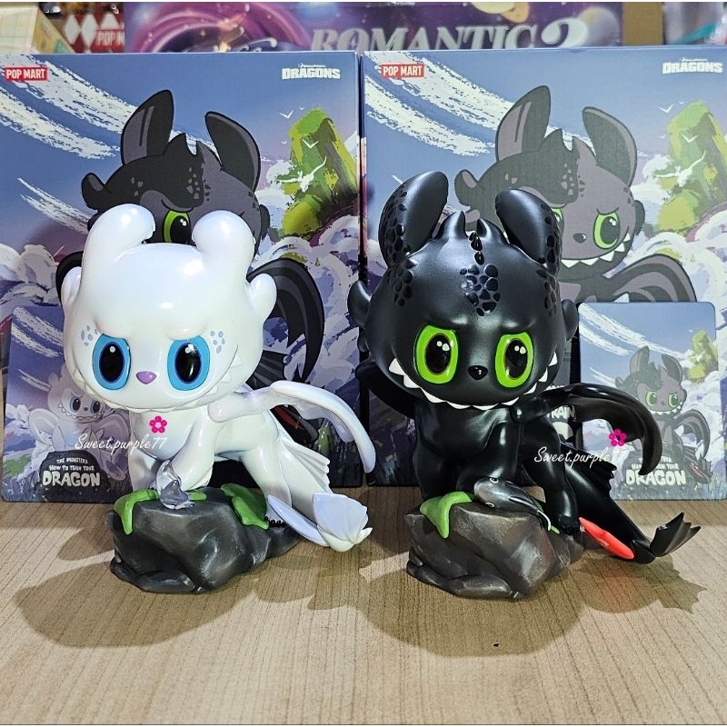 Jual POP MART Labubu How To Train Your Dragon Unsealed Toothles Light ...