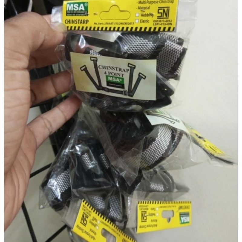 Jual Tali Dagu MSA 4 Titik / Chinstrap MSA 4 Point / Tali Dagu Helm ...
