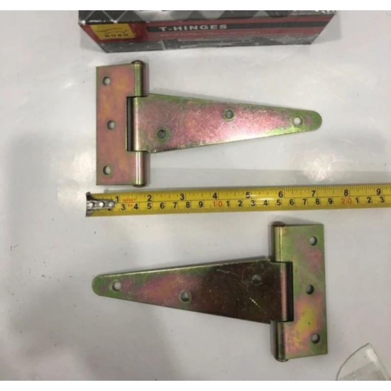 Jual engsel pintu gerbang T 6 inchi engsel pintu garasi 15cm engsel ...
