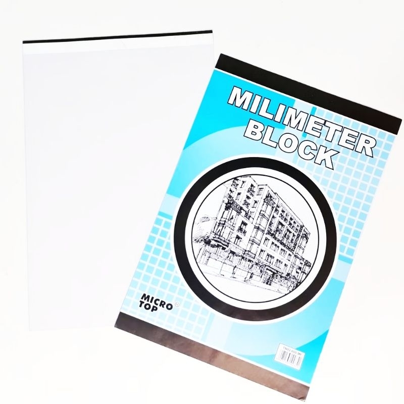 Jual Kertas/Buku Milimeter Block/Blok Microtop F4/FOLIO 8 lembar ...