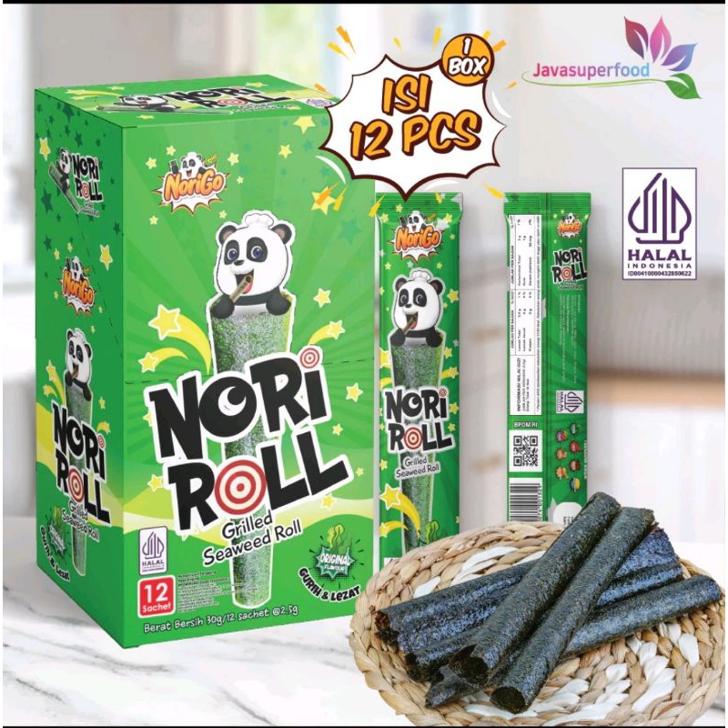 Jual Nori Roll Grilled Seaweed 1 Box isi 12 Pcs | Shopee Indonesia