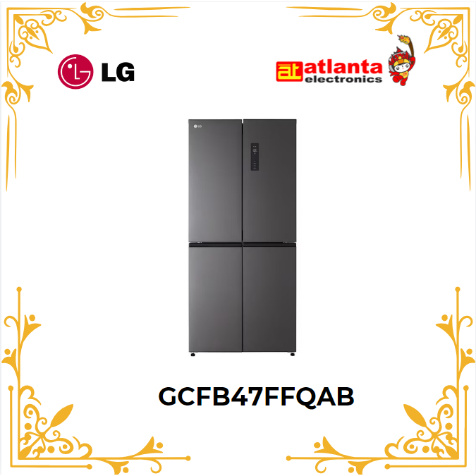 Jual Kulkas 4 Pintu Side by Side LG 393 L Inverter GCFB47FFQAB | Shopee ...