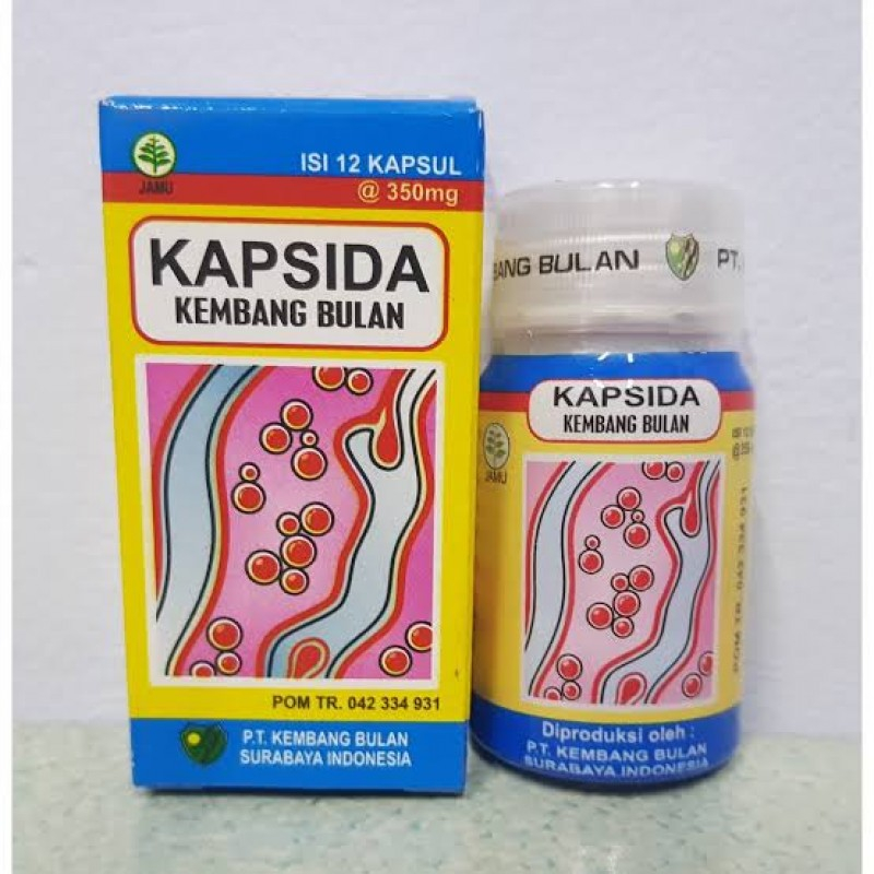 Jual Kapsida Kapsul Bersih Darah Kembang BULAN Obat Jerawat dan GATAL ...