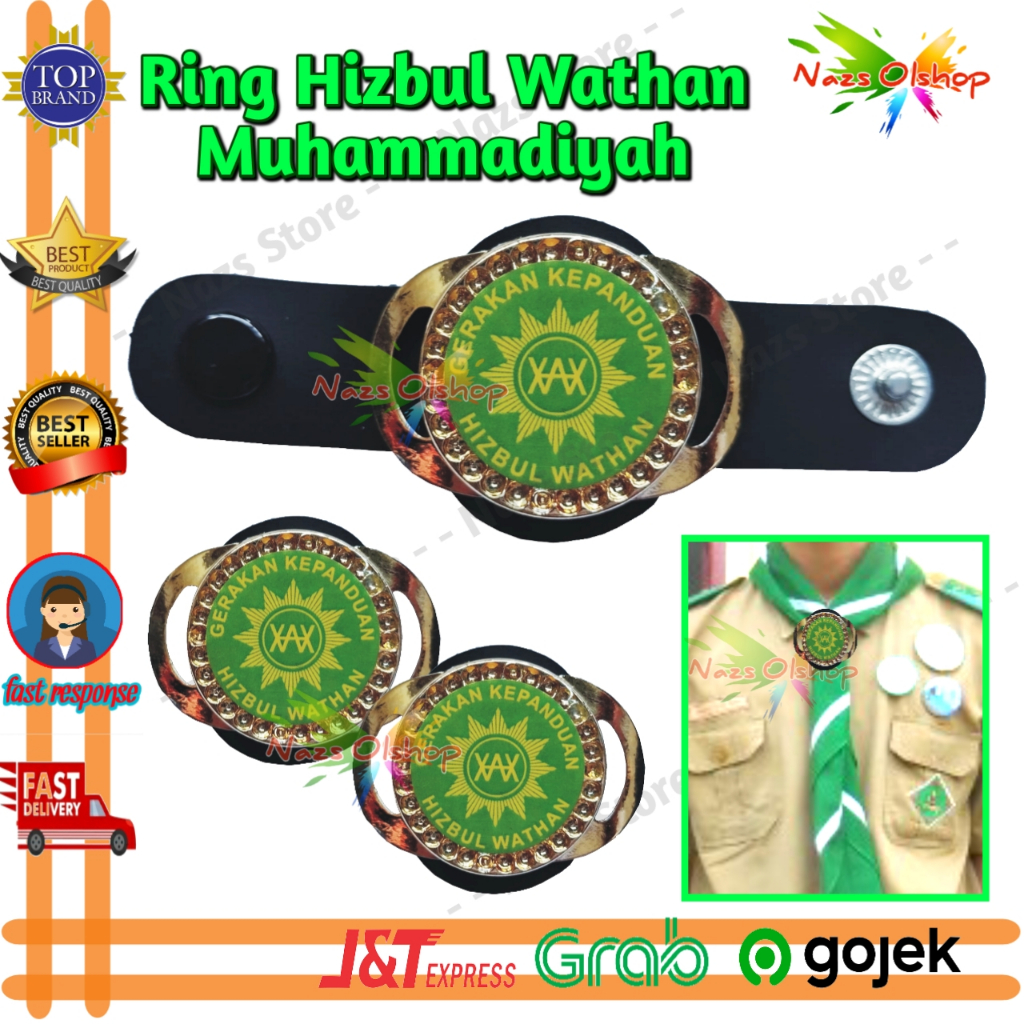 Jual Ring Kalep Kancing Logam Kacu Hasduk Pramuka Hizbul Wathan HW ...