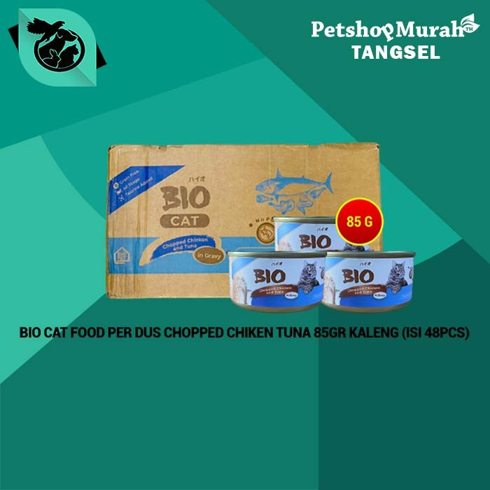 Jual Makanan Basah Kucing Bio Cat Kaleng Can Wet Food 85gr Grosir Dus ...