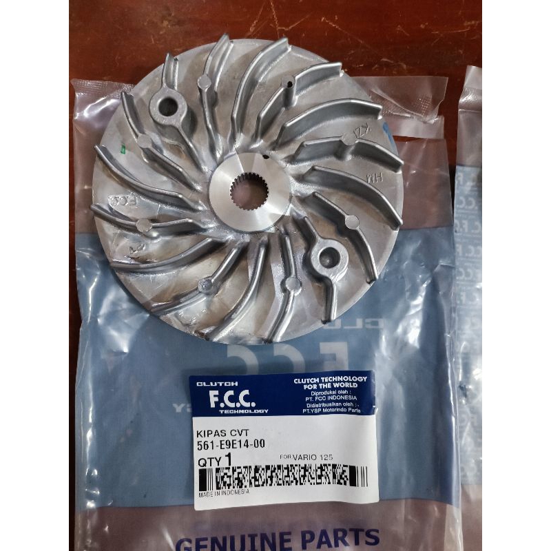 Jual kipas CVT KZR KWN face drive Vario 150 New asli FCC | Shopee Indonesia
