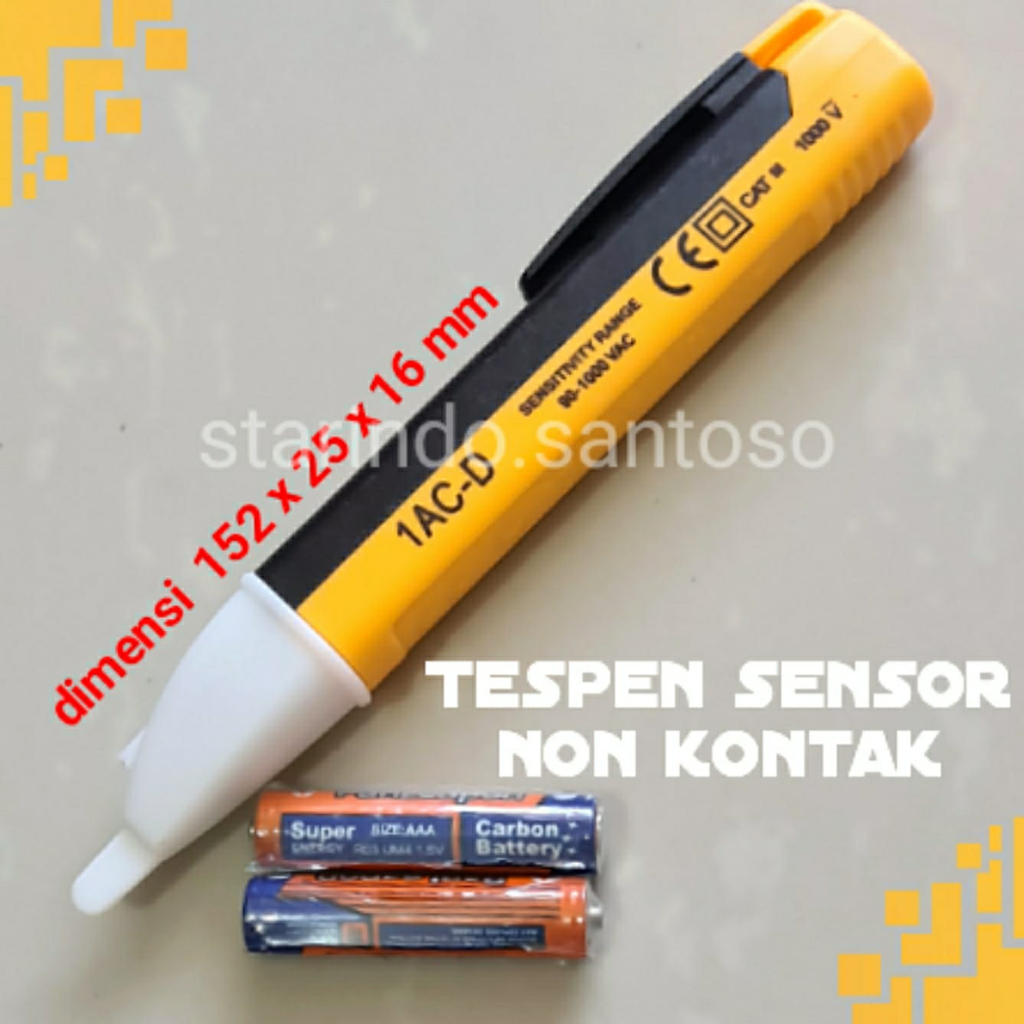 Jual Alat tespen non kontak peralatan test arus listrik lampu | Shopee ...