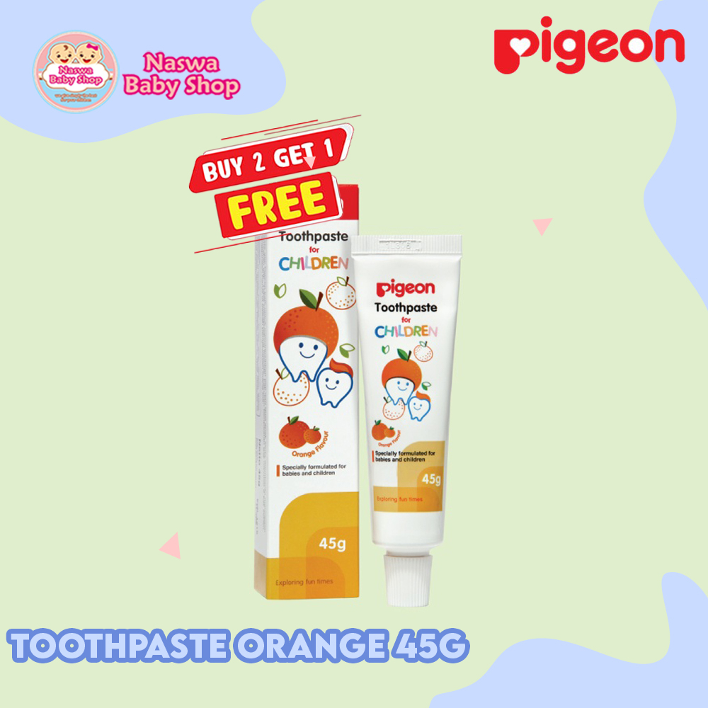Jual Pigeon Toothpaste Orange/Strawberry 45g | Shopee Indonesia