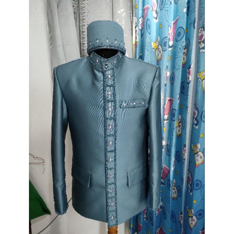 Jual BESKAP MODERN BAPAK BESAN BAHAN SEMI WOOL BAPAK HAJAT BESKAP ORANG ...