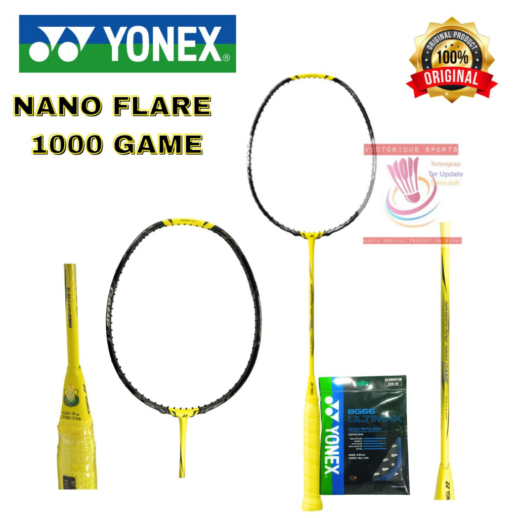 Jual RAKET YONEX BADMINTON BULUTANGKIS YONEX NANO FLARE 1000 GAME NANOFLARE 1000GAME ORIGINAL ...