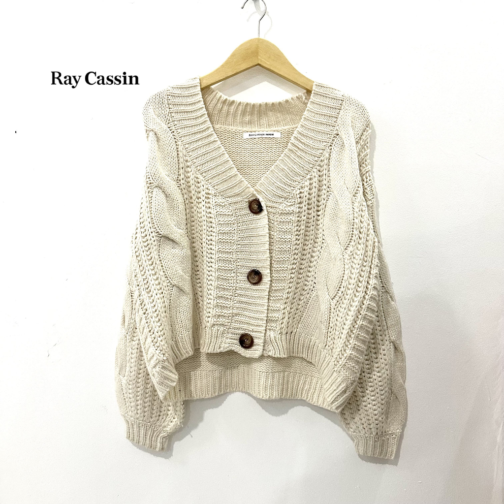 Jual [PREMIUM & BRAND] Sweater Cardigan Model Vest Tali Tweed Lengan ...