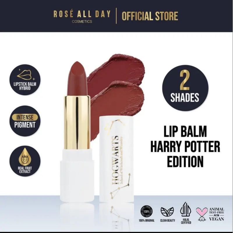 Jual Rose All Day Lip Balm Harry Potter edition | Shopee Indonesia
