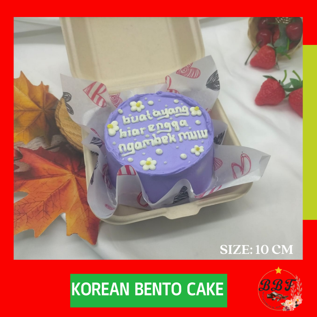 Jual Bento Cake / Korean Bento Cake / Korean Lunch Box / Korean Cake ...
