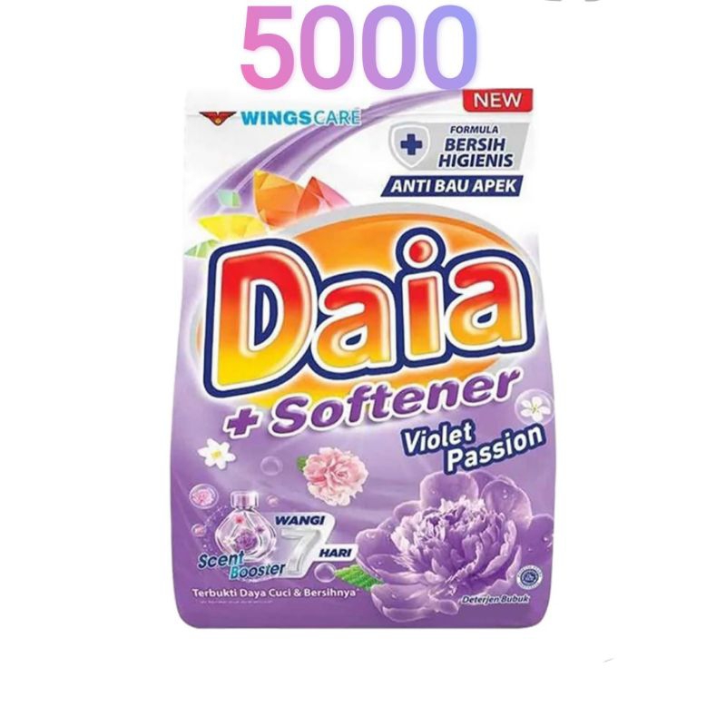 Jual Detergen Daia Softener 5000 deterjen bubuk | Shopee Indonesia