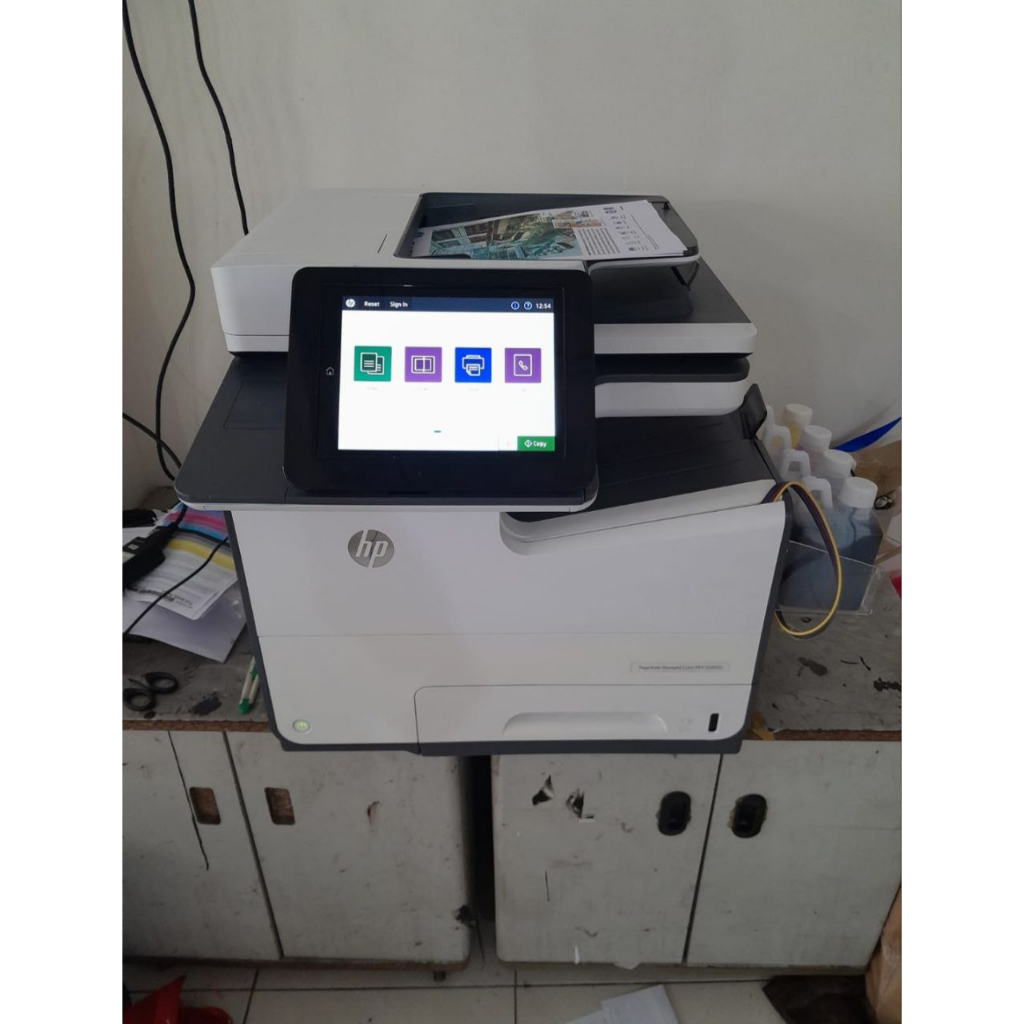 Jual Printer Hp Pagewide Managed MFP E58650 Sudah Modif Infus | Shopee ...