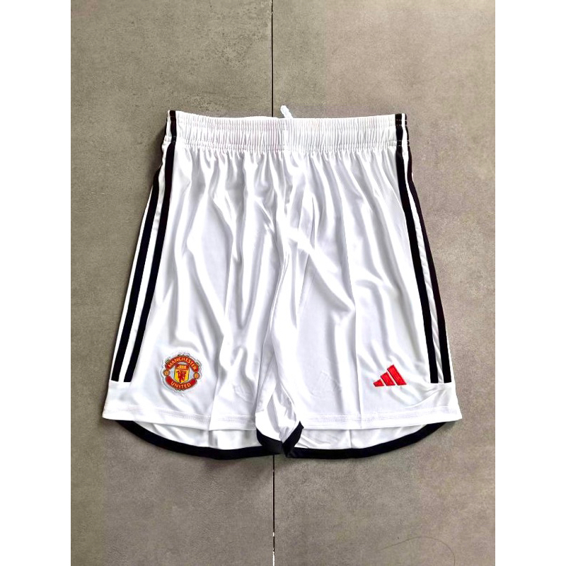 Jual CELANA BOLA MU HOME PUTIH NEW 2024 GRADE ORI | Shopee Indonesia