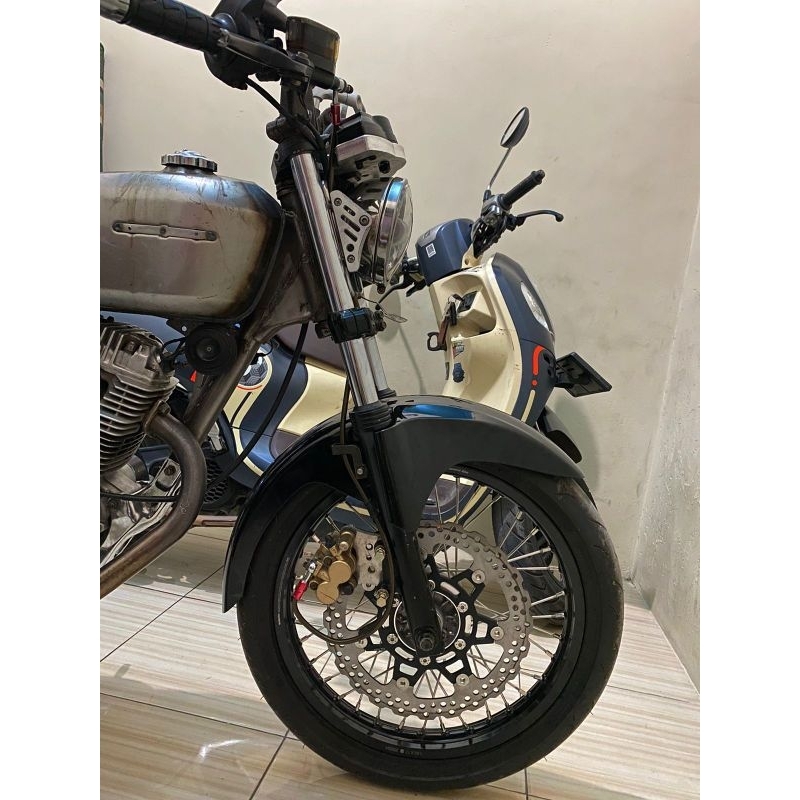 Jual Slebor depan Kawasaki Leo bahan ABS super tebal grade A mirip ...