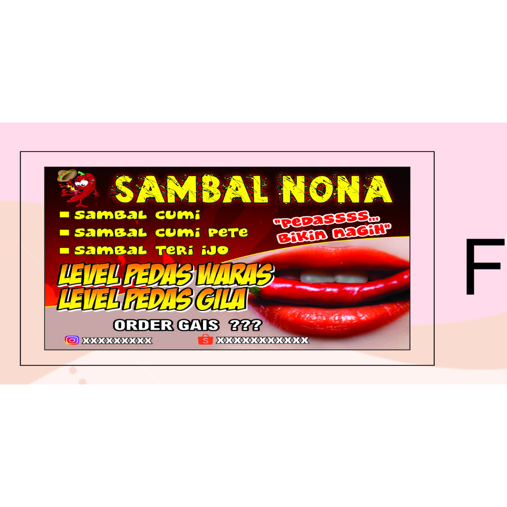 Jual STIKER SAMBAL, Stiker botol sambel, STIKER SEBLAK, stiker kemasan ...