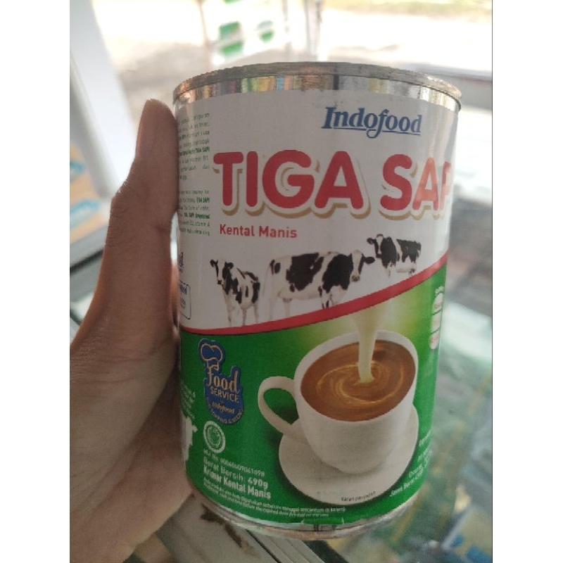 Jual SUSU TIGA SAPI | SUSU KALENG TIGA SAPI 490 GR | Shopee Indonesia