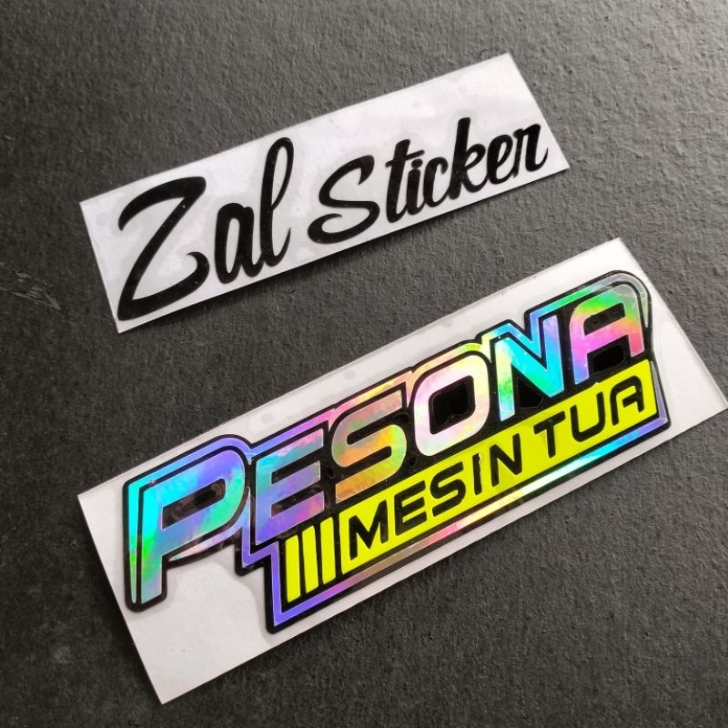 Jual sticker pesona mesin tua sticker cutting | Shopee Indonesia