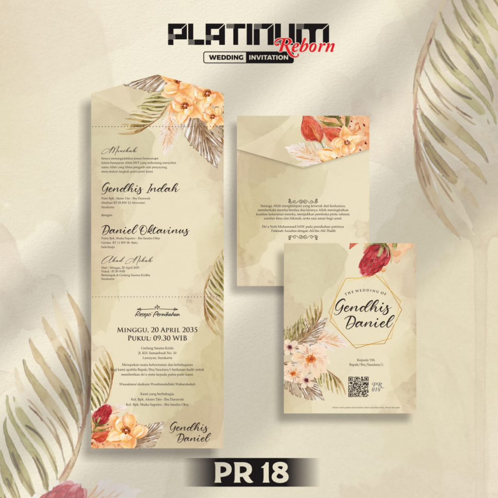 Jual Platinum Reborn PR 018 Foil Blanko Undangan | Undangan Murah ...