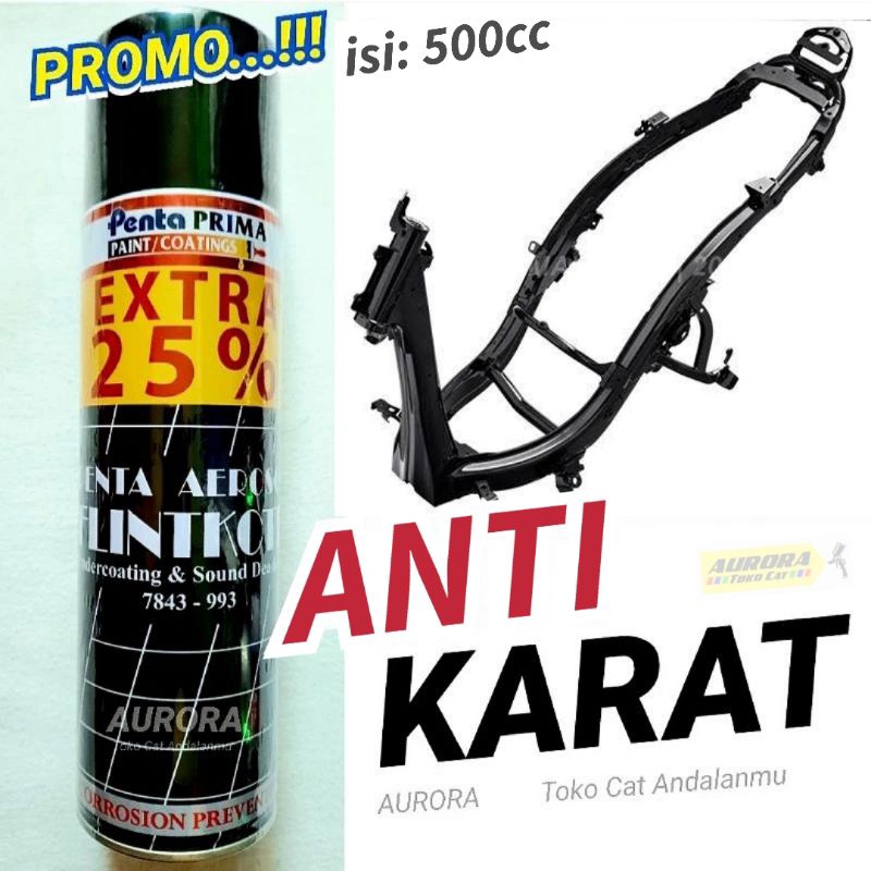 Jual Flintkote Anti Karat Penta Undercoat Flinkot Flinkote 500ml 500cc ...