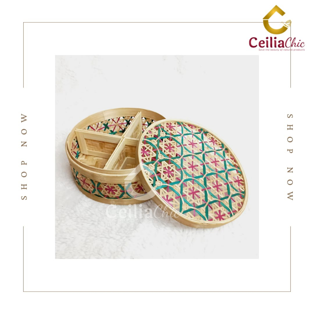 Jual BOX HAMPERS SEKAT | KERANJANG BULAT TRUNTUM SEKAT | SEMERU BOX ...