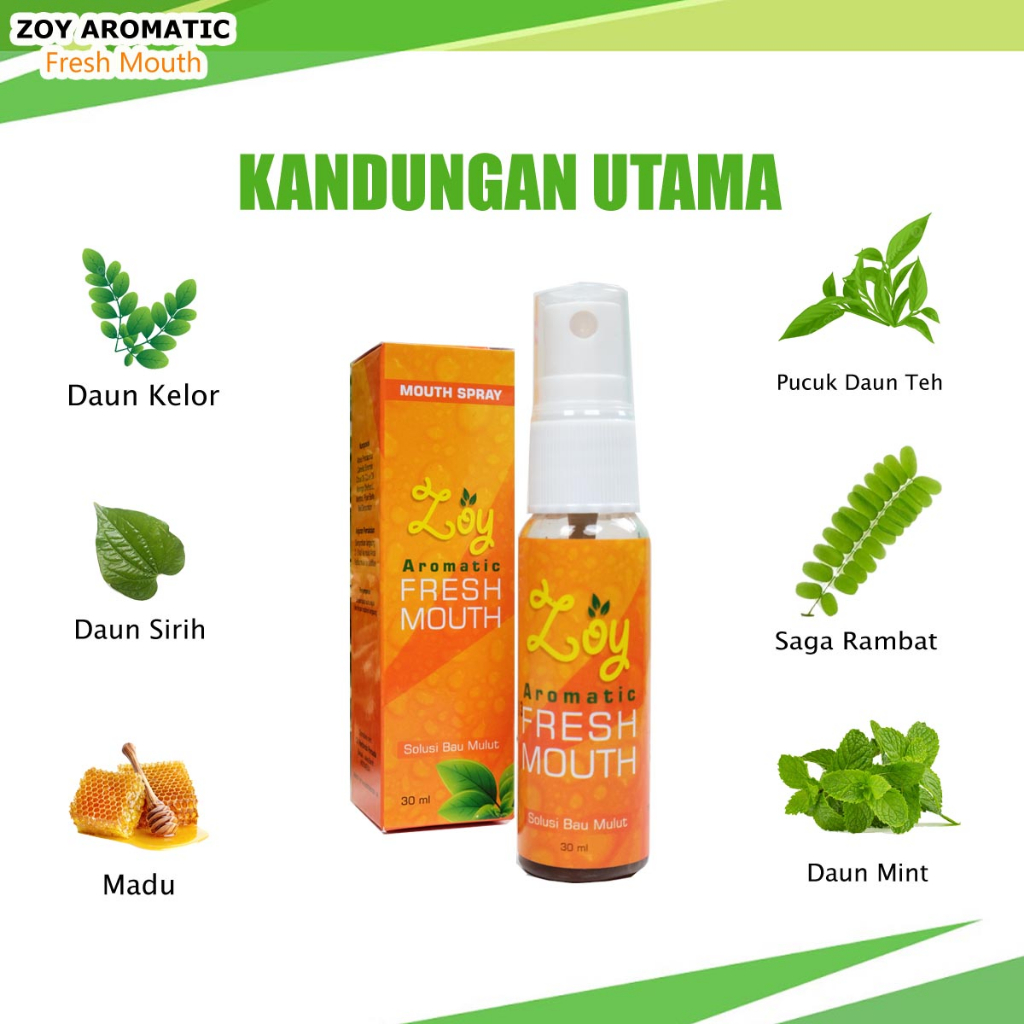 Jual Pengharum Mulut Zoy Aromatic Fresh Mouth - Mouth Spray / Parfum ...