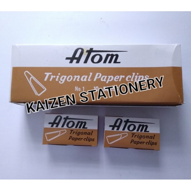 Jual PENJEPIT KERTAS/ PAPER KLIP ATOM NO.1 | Shopee Indonesia