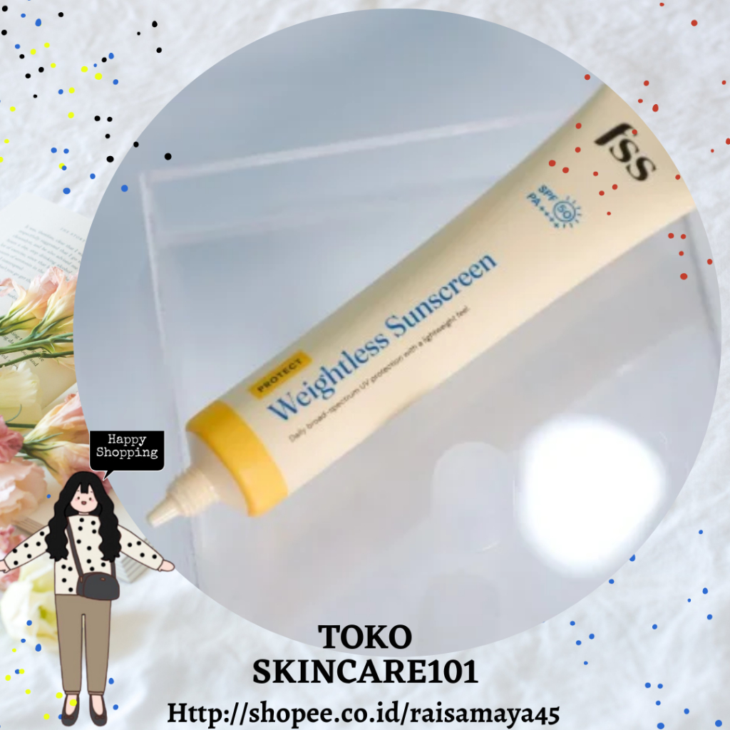 Jual For Skin's Sake FSS Weightless Sunscreen SPF50 PA++++|Share in Jar ...