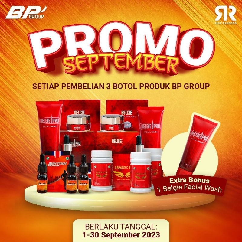 Jual PROMO BELI 3 PRODUK BP GRATIS 1 FACIAL WASH BELGIE PRO BRITISH ...