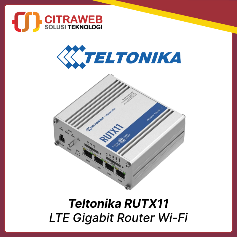 Jual Teltonika RUTX11 4G LTE Gigabit Router Wi-Fi 5 | Shopee Indonesia