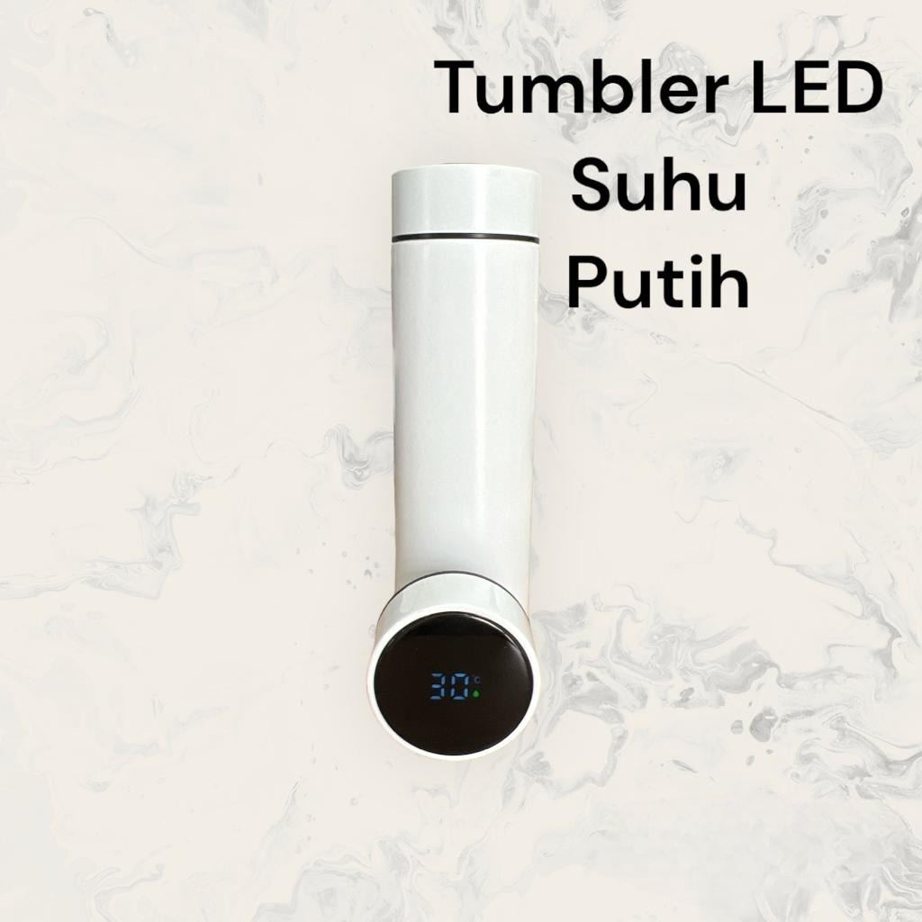 Jual TERMOS TUMBLER SMART SUHU LED DISPLAY RUBBER DOFF/GLOSSY ...