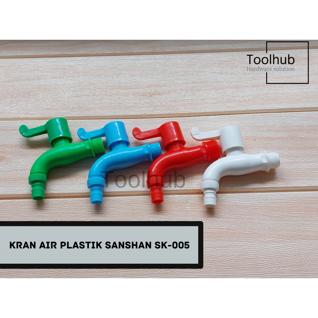 Jual KRAN TEMBOK PVC SK-005 SANSHAN | KRAN AIR | KERAN AIR | KERAN ...