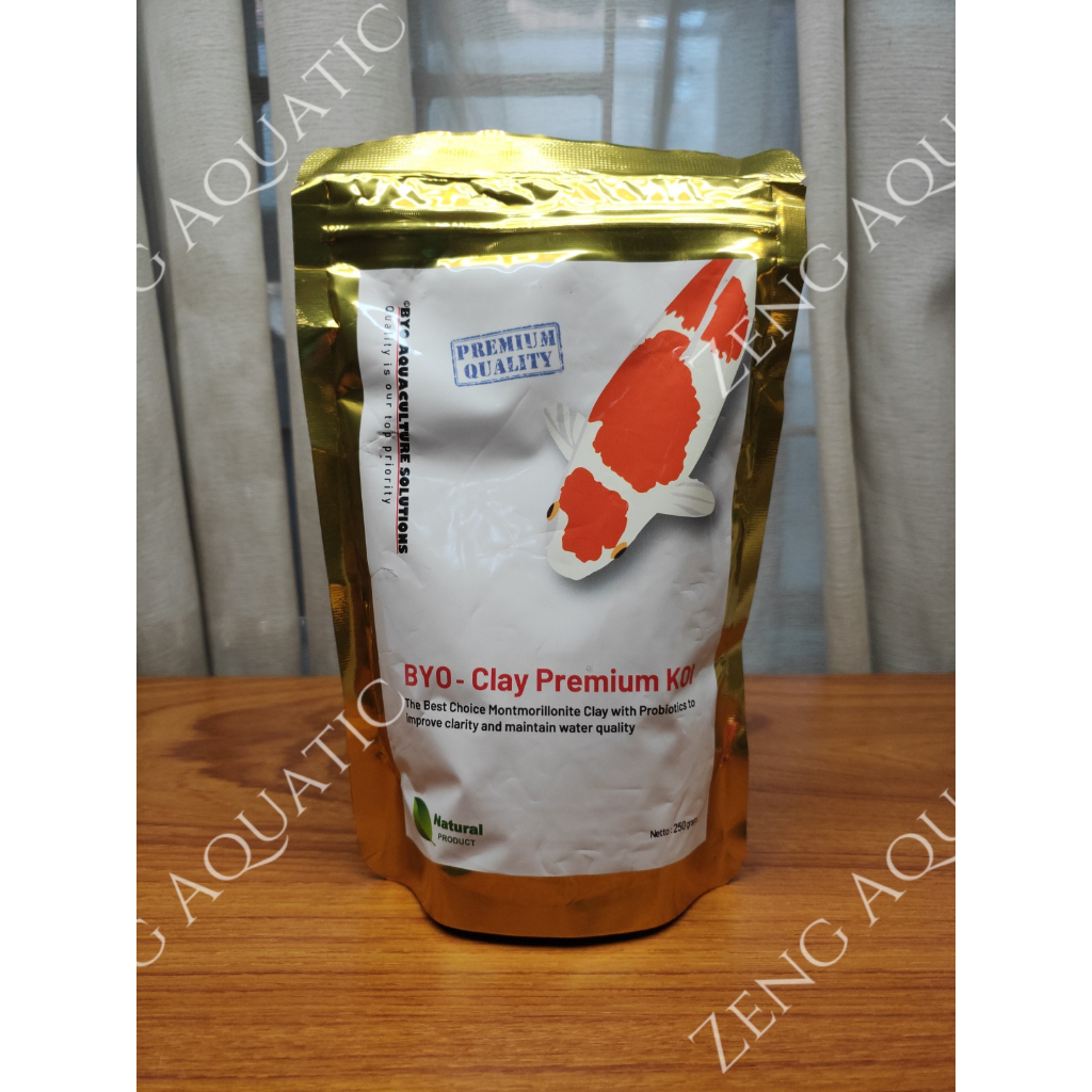 Jual BYOCLAY Premium Probiotik bakteri starter kolam fish pond koi 250 ...