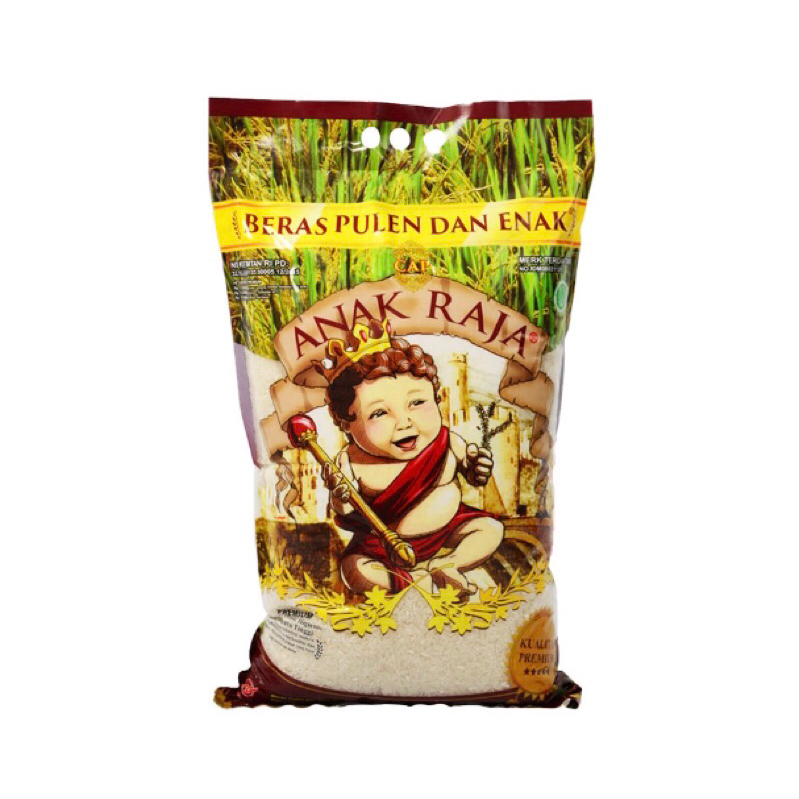 Jual Beras Cap ANAK RAJA Pulen 3kg | Shopee Indonesia