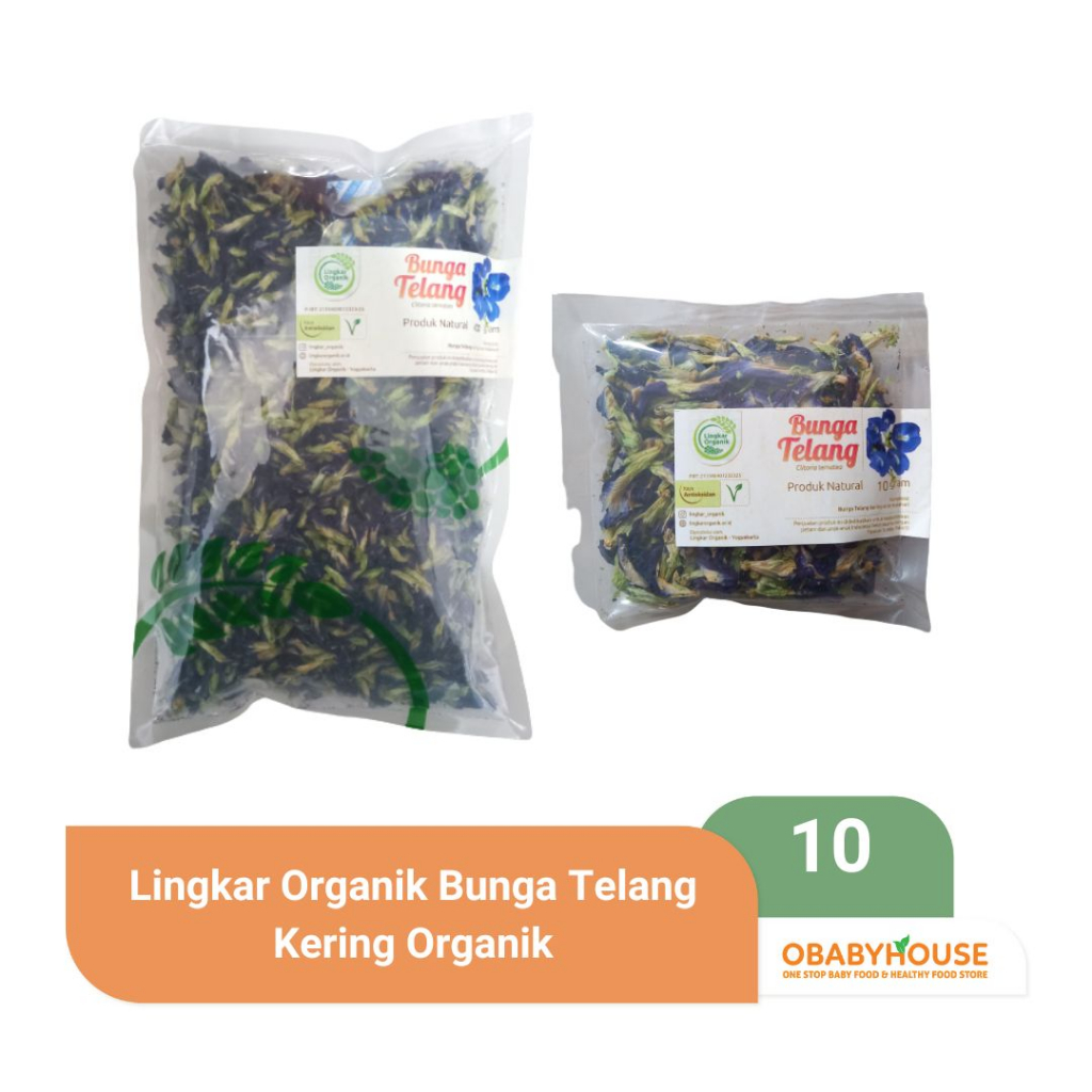 Jual Lingkar Organik Bunga Telang Kering Organik | Shopee Indonesia