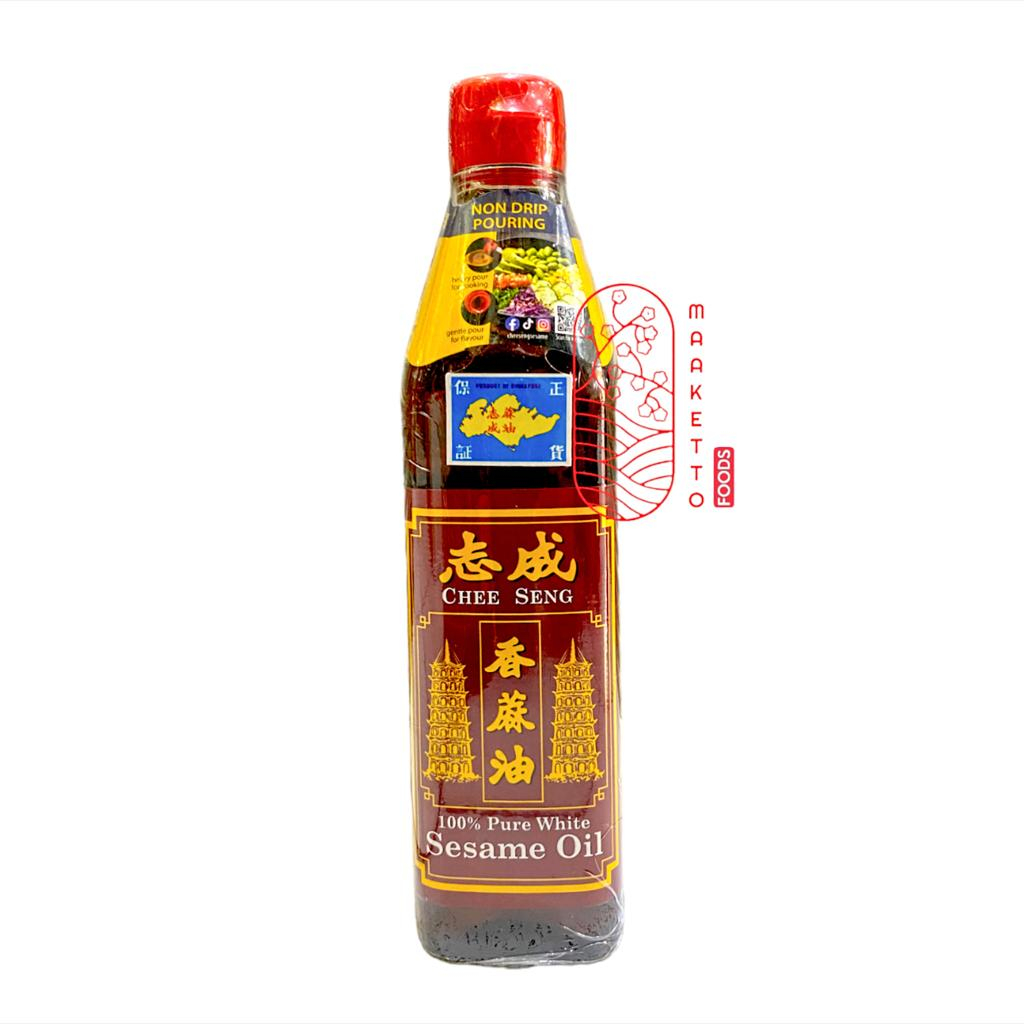 Jual Chee Seng Pure White Sesame Oil / Minyak Wijen Chee Seng 375ml ...