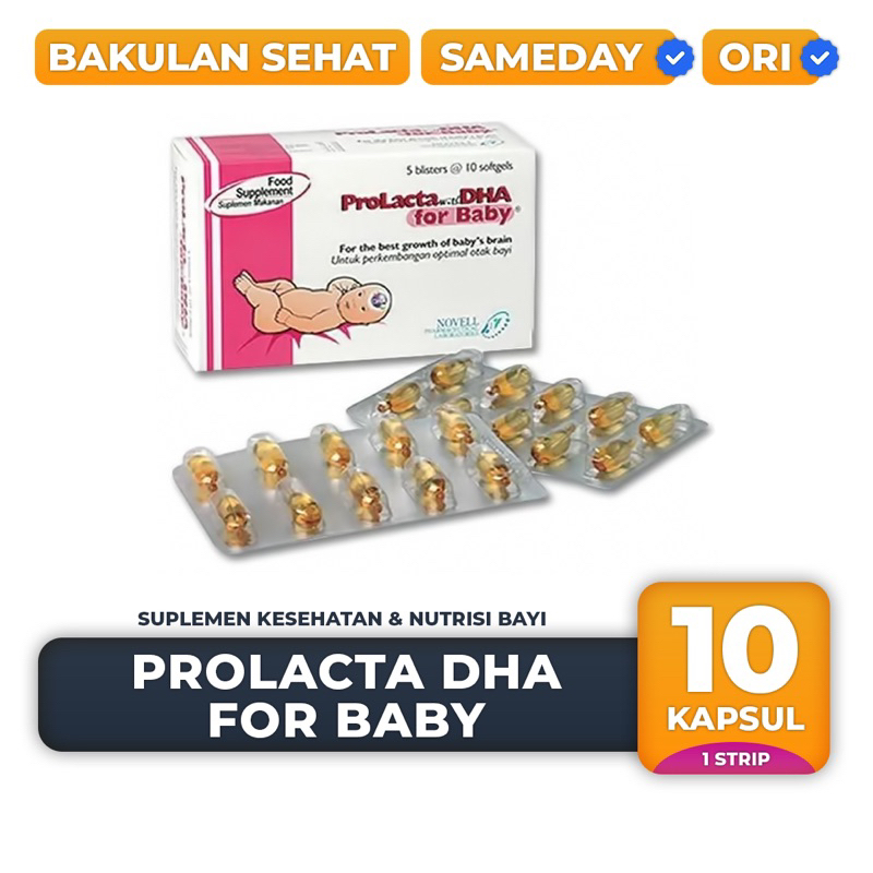 Jual Prolacta DHA for Baby 1 STRIP 10 KAPSUL | Shopee Indonesia