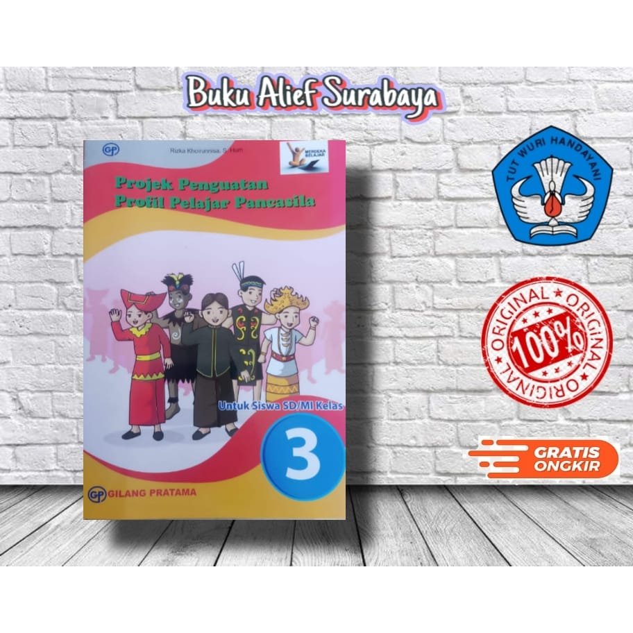 Jual Buku Siswa P5 Projek Penguatan Profil Pelajar Pancasila Untuk siswa SD/MI kelas 3 GILANG ...